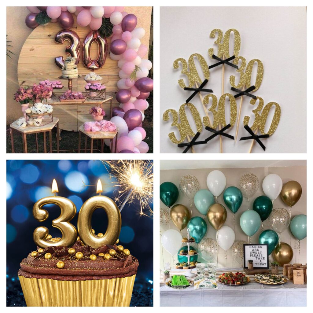 Idee Trentesimo Compleanno - Come Fare-Organizzare-Allestimento-Decorazioni