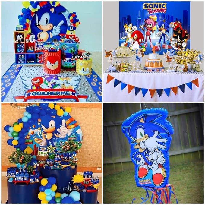 Idee Festa di Compleanno Sonic - Decorare e Addobbare con Decorazioni ...