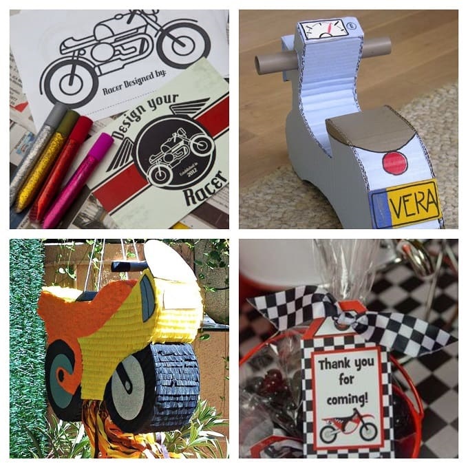 Idee addobbi compleanno tema moto- Come fare, Allestire, Decorare