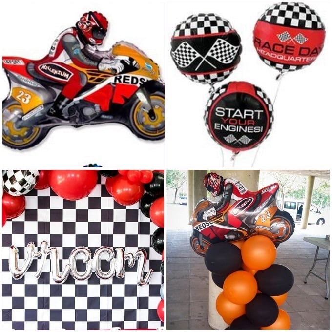Idee addobbi compleanno tema moto- Come fare, Allestire, Decorare